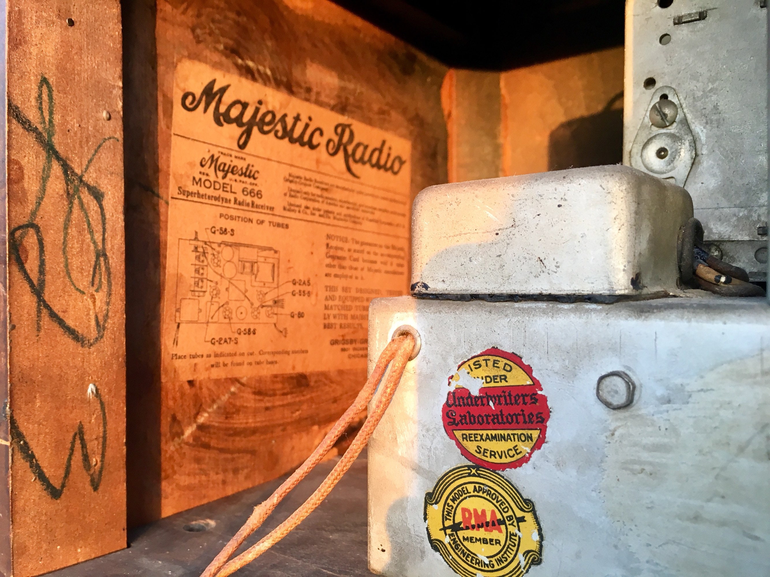 1932 Majestic Tube Radio "the Ritz" - Etsy