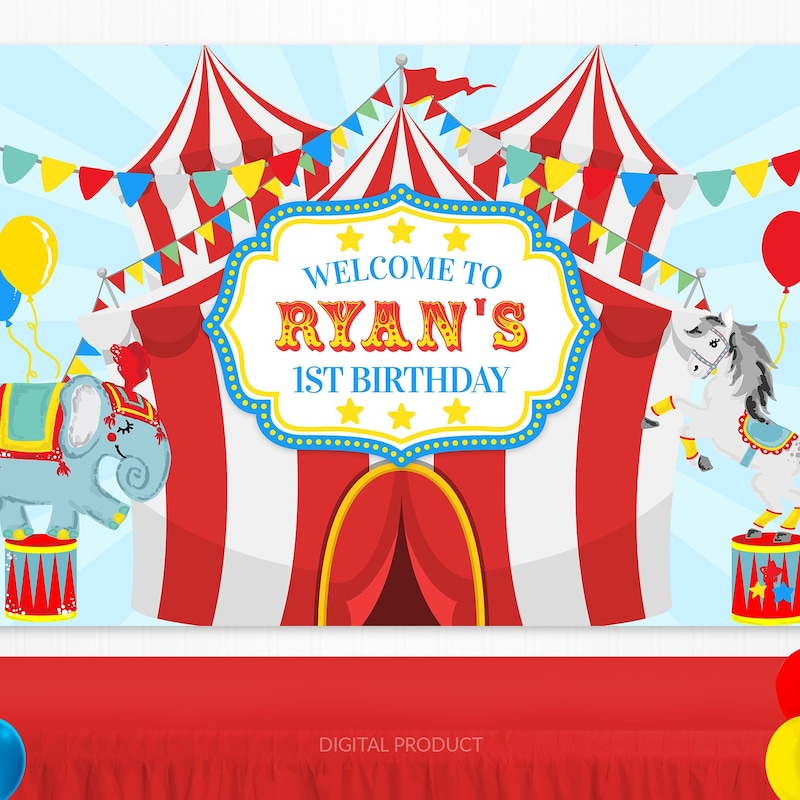Circus Banner - Etsy