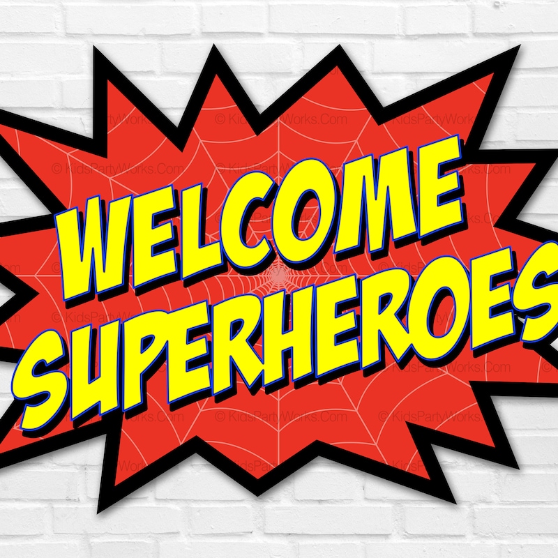 Superheroes Birthday - Etsy