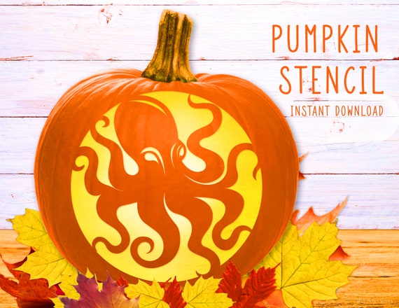 Orange Pumpkin Printable Halloween Orange Pumpkin Face Isolated Style