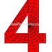 SPIDER Birthday Centerpiece NUMBER 4 Superhero (Download Now) - Etsy