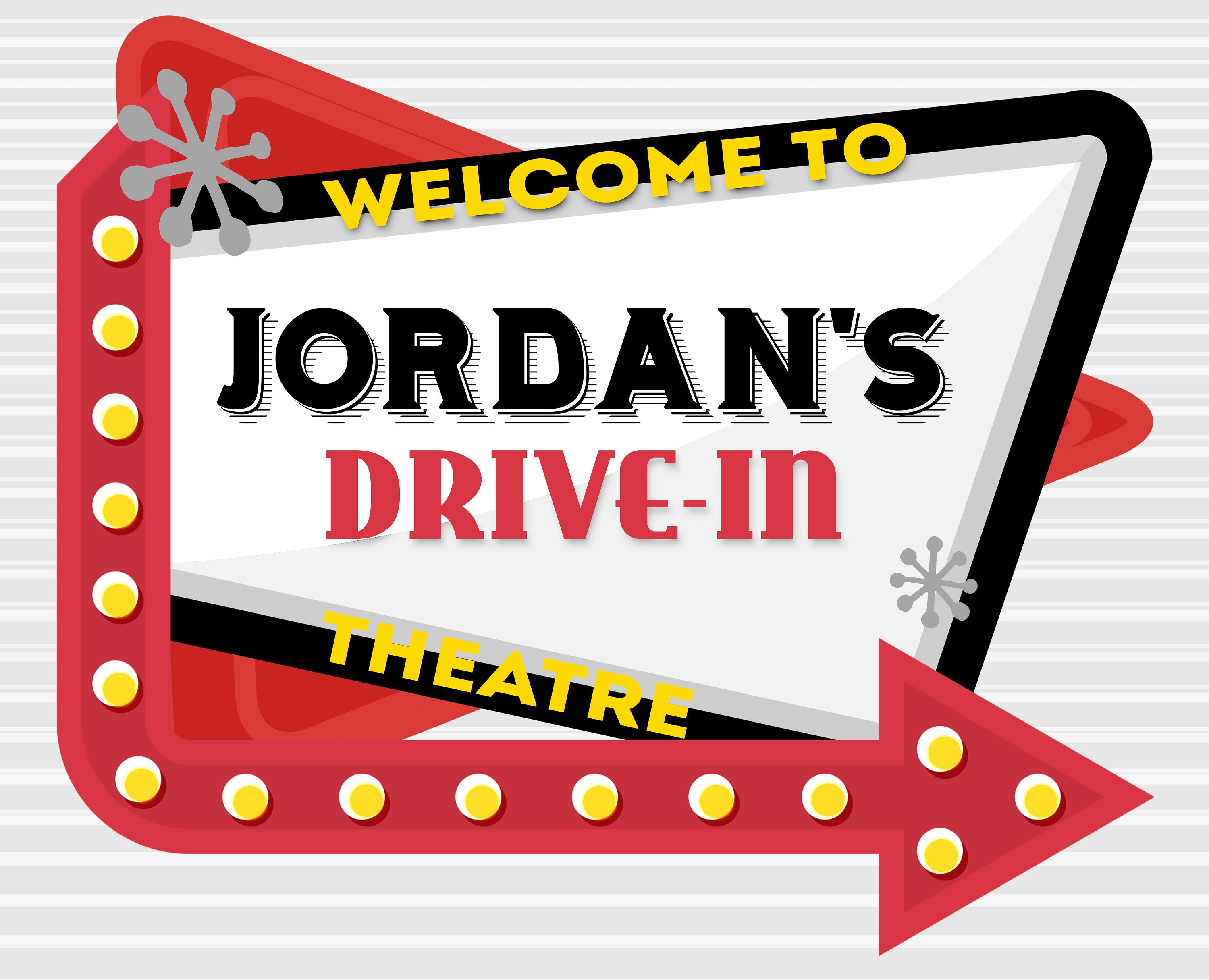 Vintage Drive In Signs