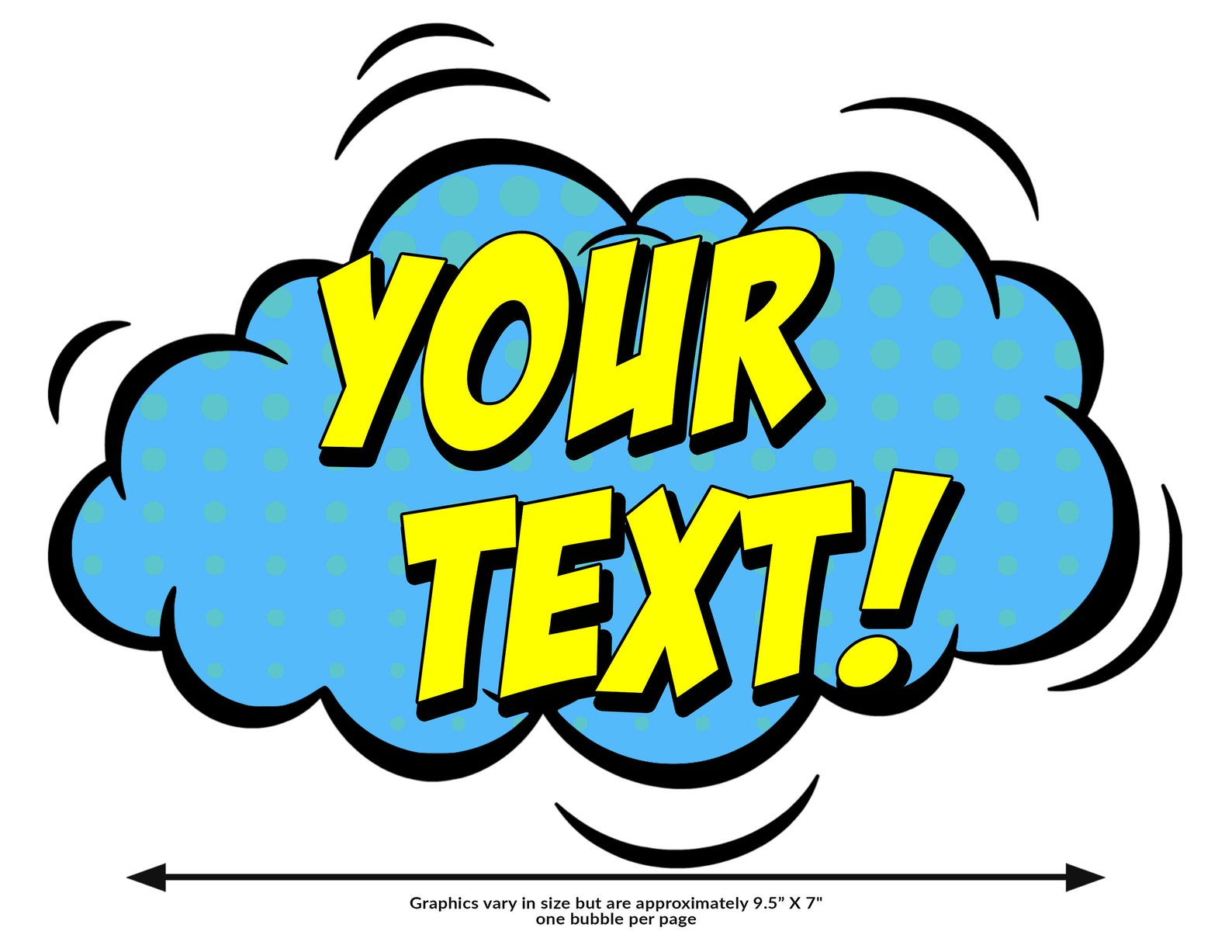 Superhero Comic Bubbles, Speech Bubbles, Superhero Birthday, Superhero ...