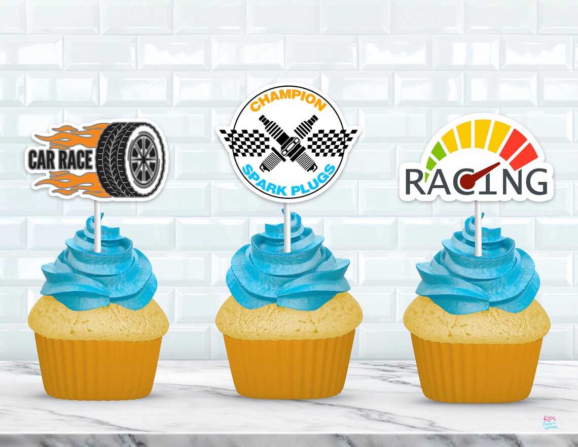 Racing Decals Race Car Stickers Race Car Party Racing - Etsy