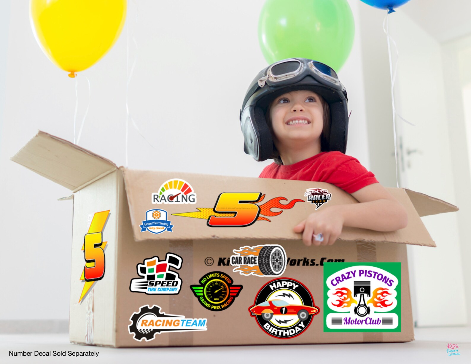 Racing Decals Race Car Stickers Race Car Party Racing - Etsy