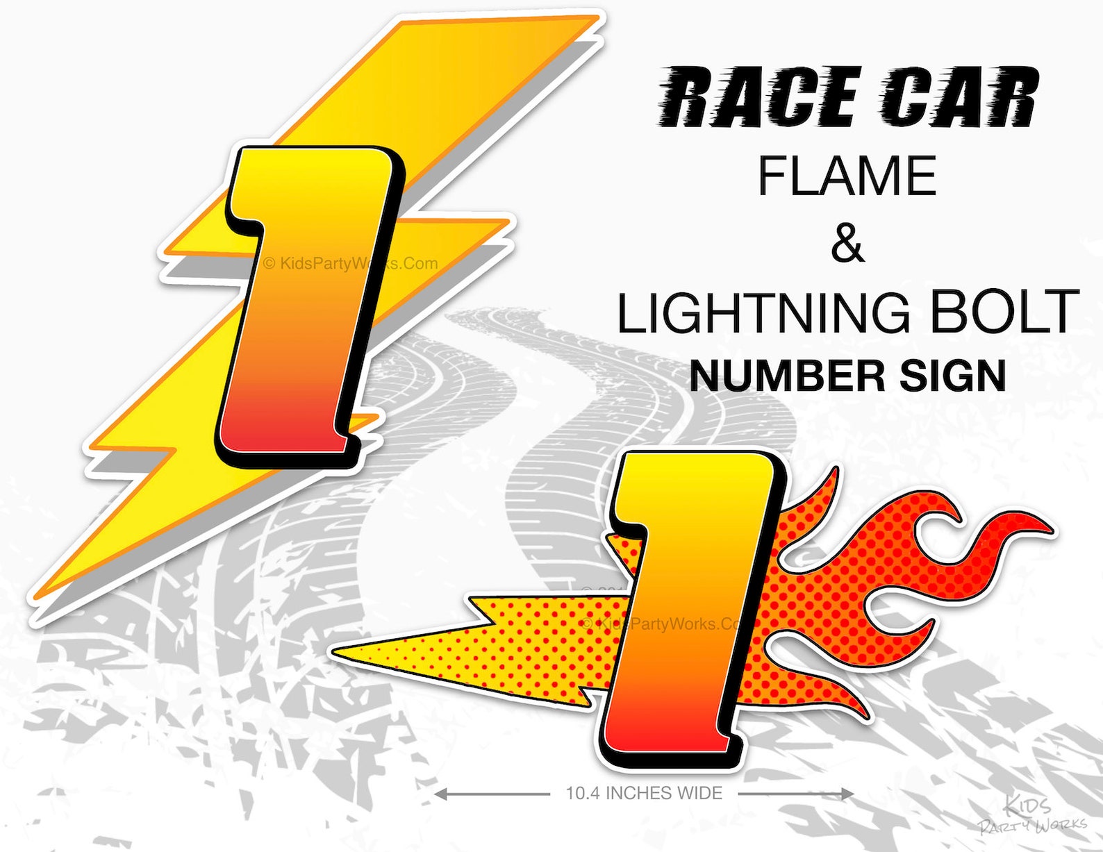 Numero 1 para Fiesta de Carros Cumpleaños de Carro - Etsy México