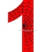 SPIDER Printable NUMBER 1 Centerpiece, Instant Download, Spider ...
