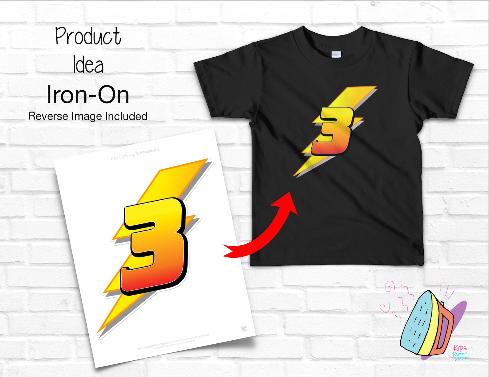 Race Car Number 3 Race Car Birthday Lightning Bolt Number | Etsy