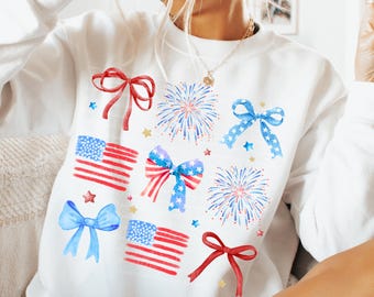 USA Coquette Bow PNG, Retro America PNG, 4th of July Png, Sublimation ...