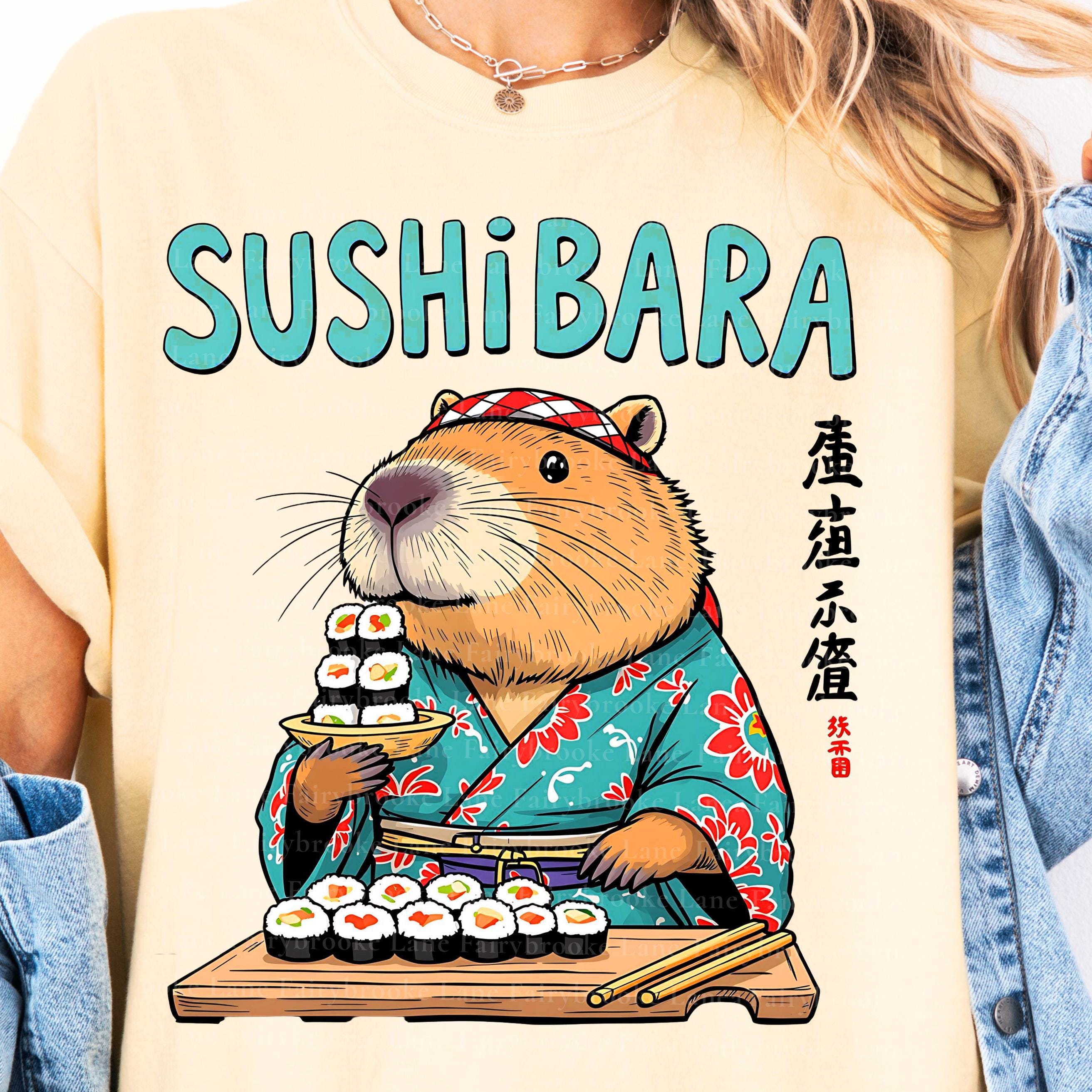 Sushibara PNG, Capybara Png, Funny Png Cute Capybara Png Funny Sushi ...