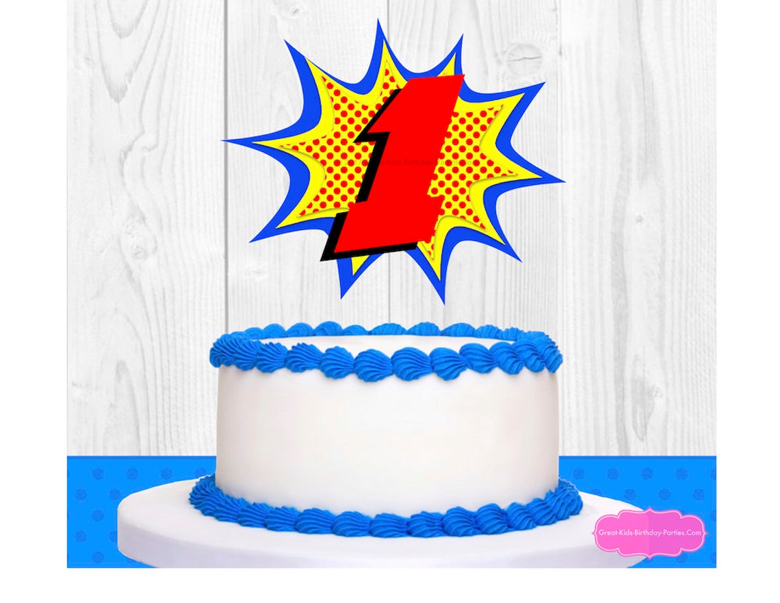 SUPERHERO NUMBER 1 - Superhero Printables - Number 1 - Superhero ...
