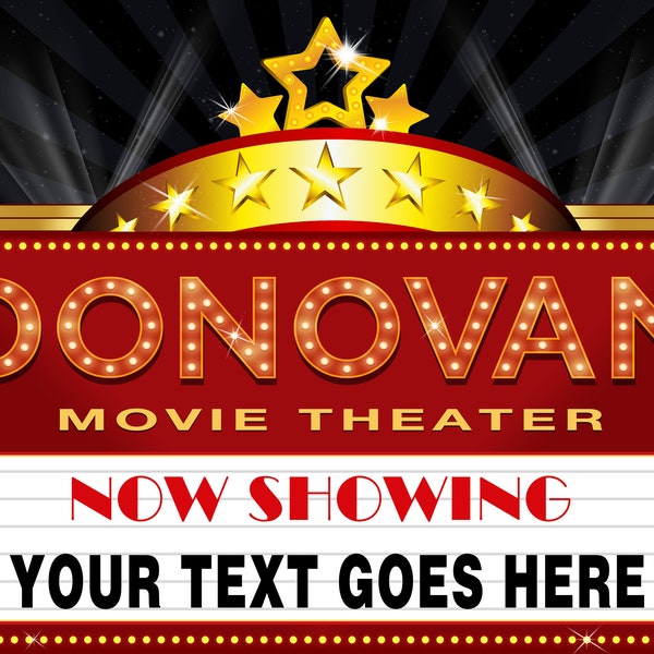 Theater Sign - Etsy