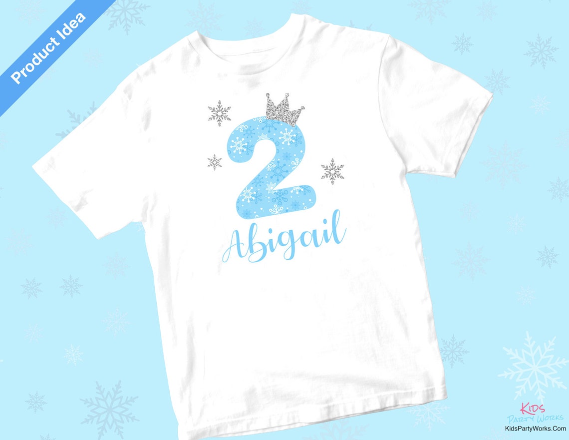 Numbers Clipart Snowflakes Number Clipart Number Iron-on | Etsy