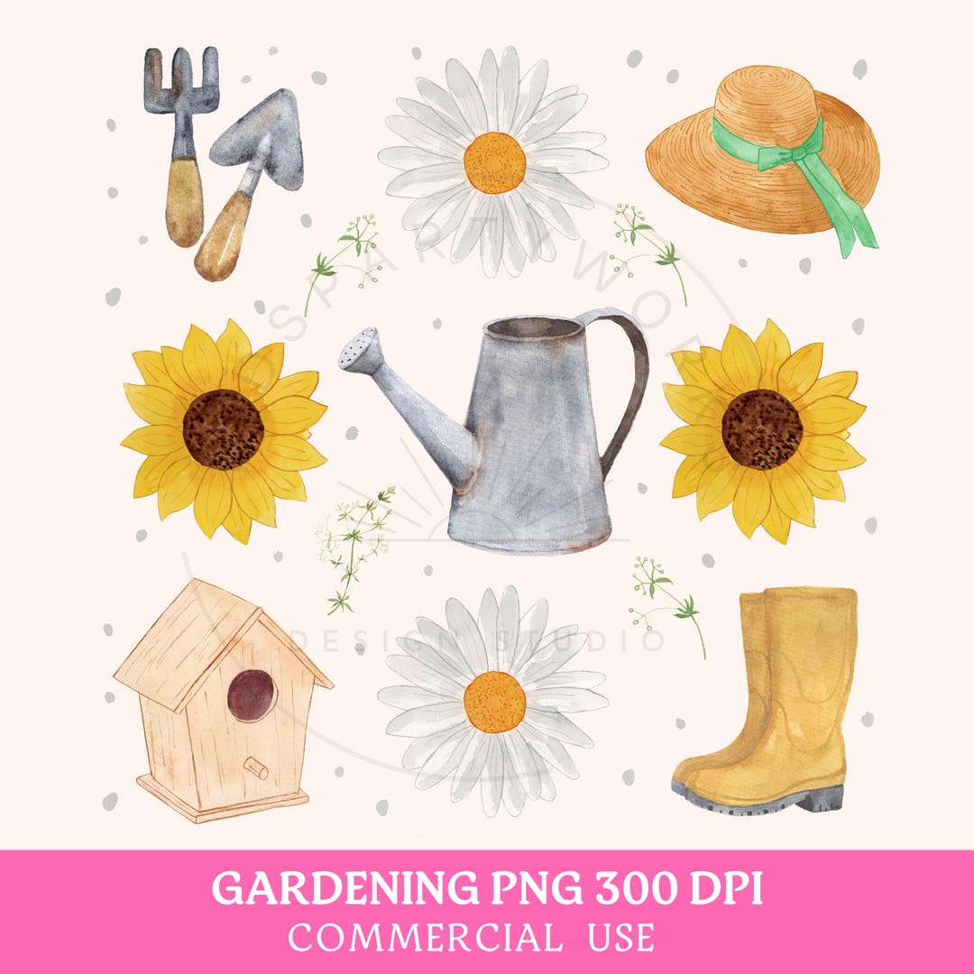 Sunflower PNG, Gardening PNG, Sunflower Sublimation Design, Sun Flower ...