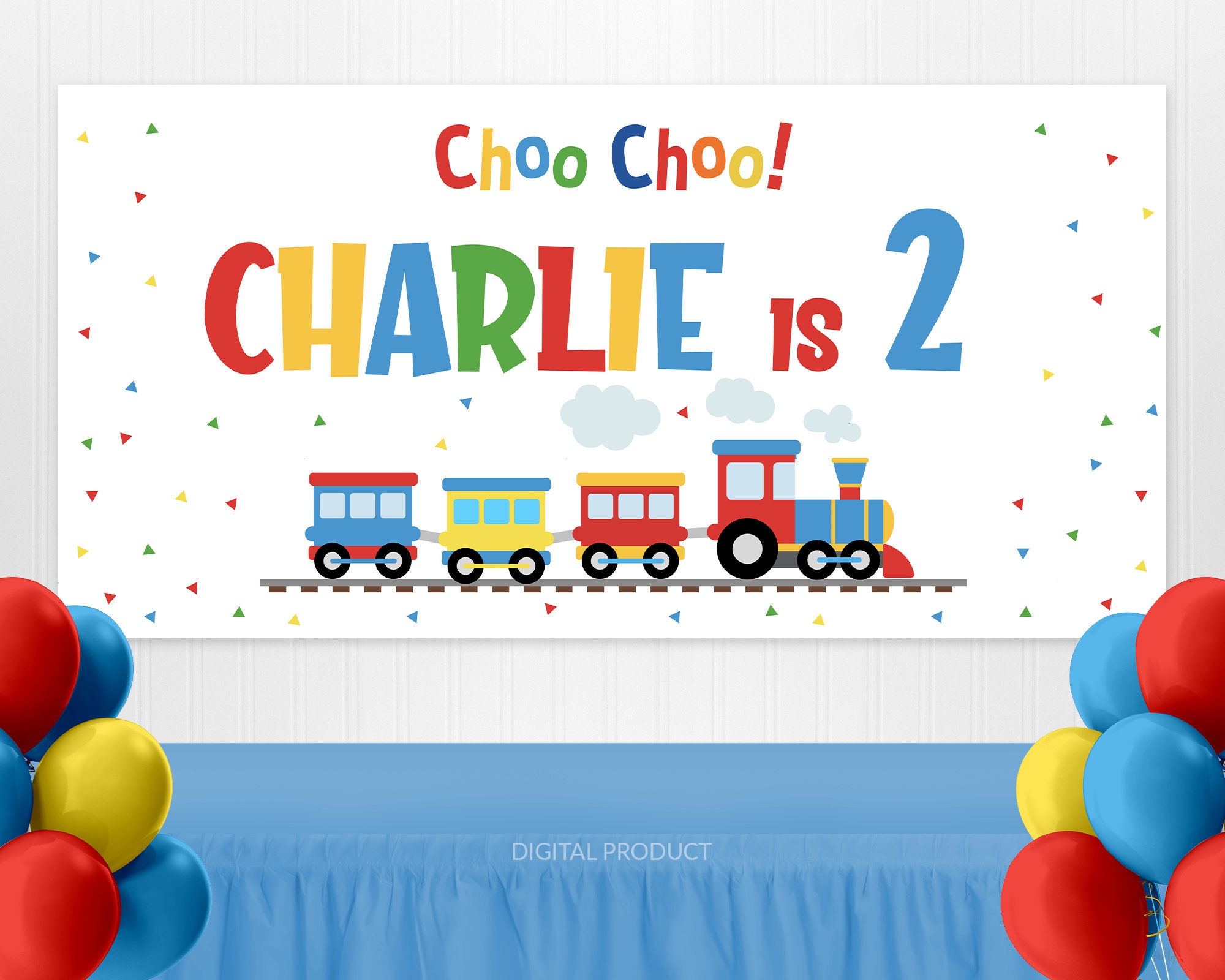 Train Birthday Banner Printable Free Thomas And Friends Party