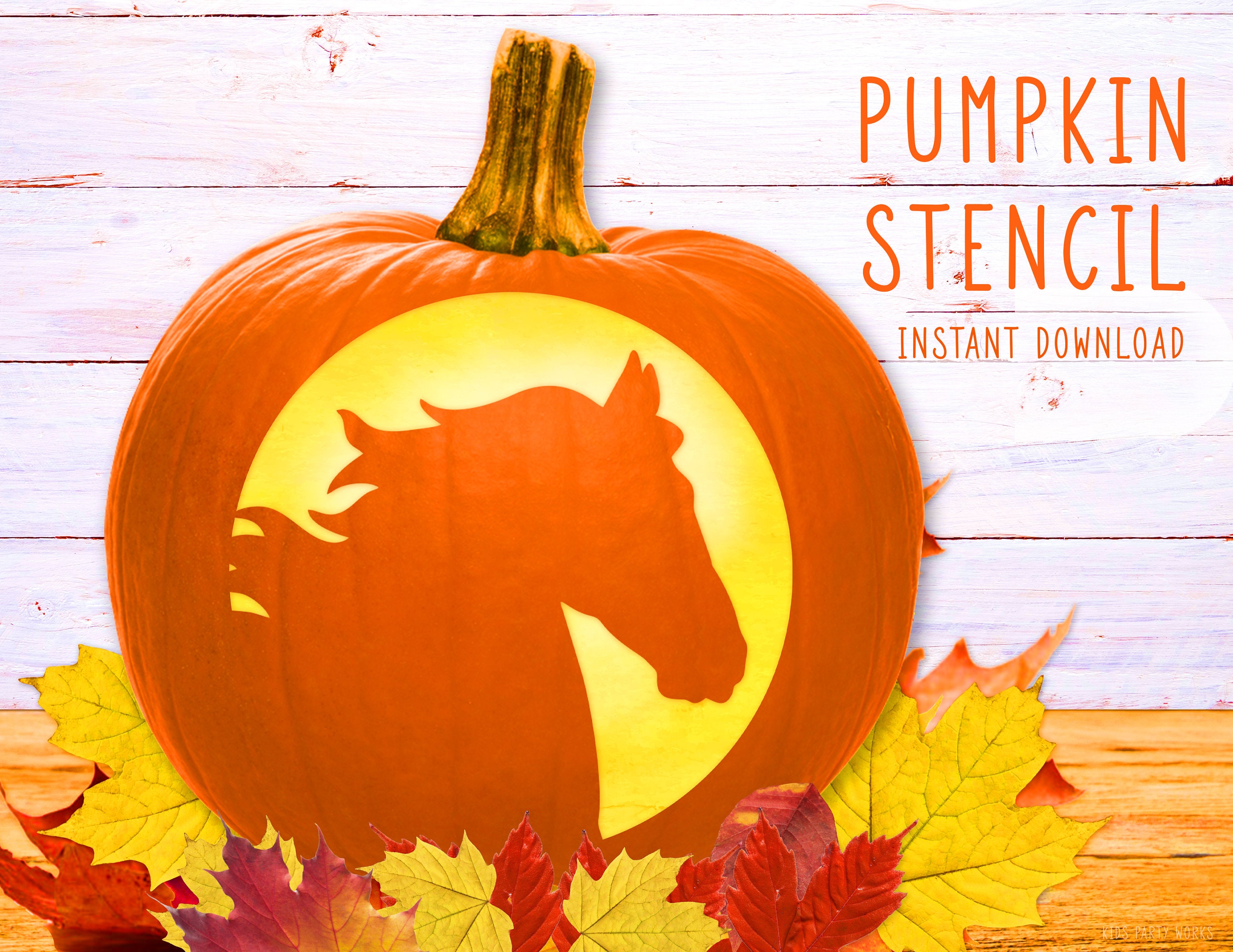 Pinkie Pie Pumpkin Stencil