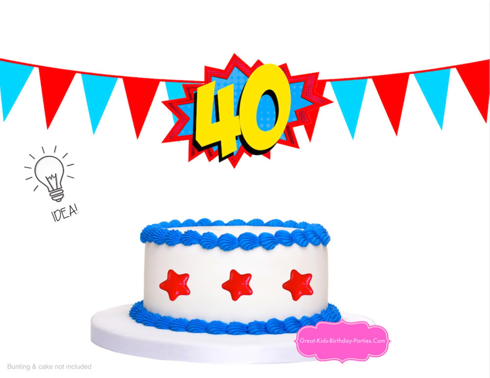 Superhero Number 40 Superhero Party Superhero Birthday - Etsy