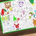 GIANT Christmas Coloring Poster or Table Cover, Kids Christmas ...
