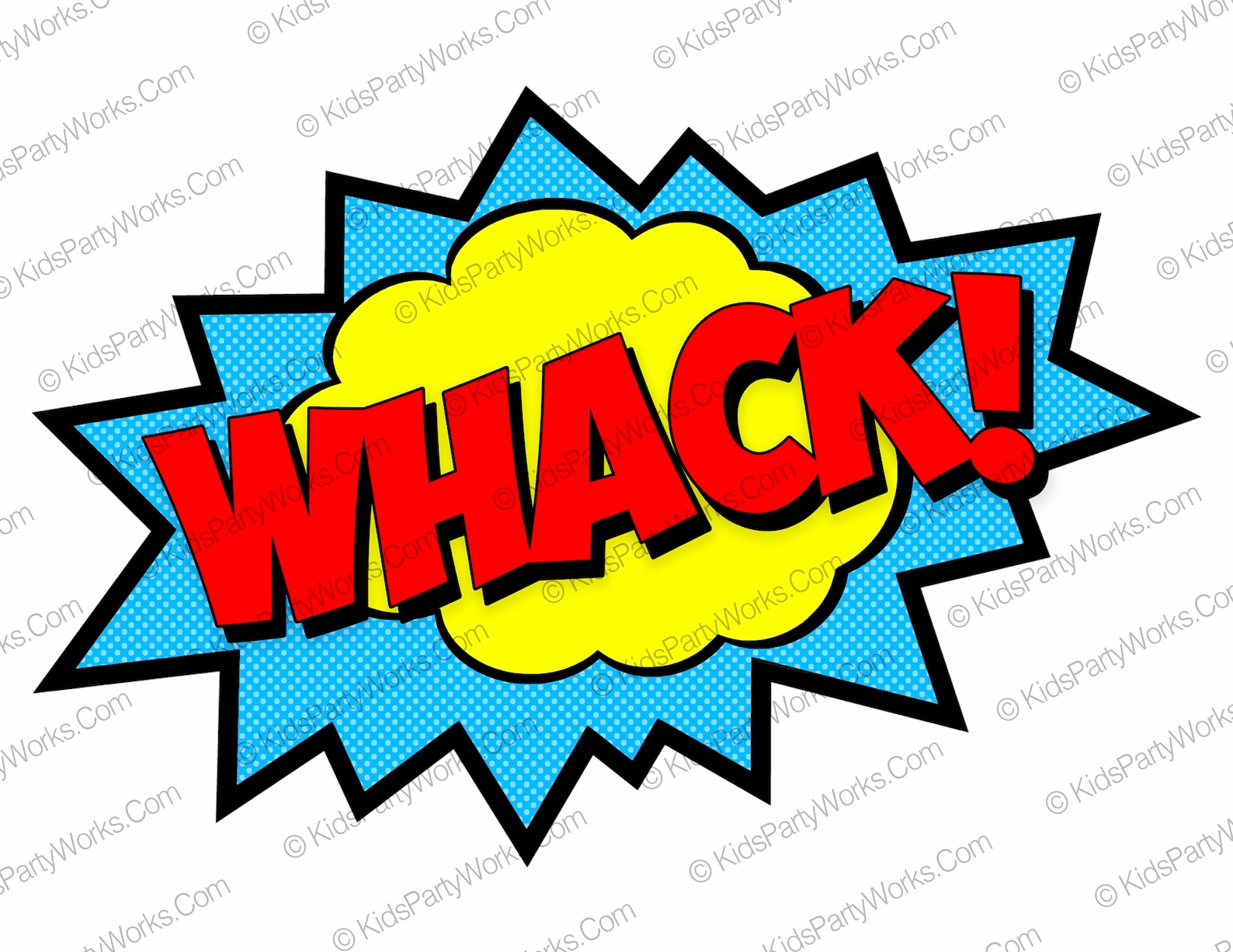 Superhero Word Bubbles Superhero Birthday Superhero Party | Etsy