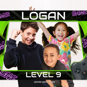 Gamer Photo Booth Frame, Gamer Birthday, Gamer Photo Prop, Video Game ...