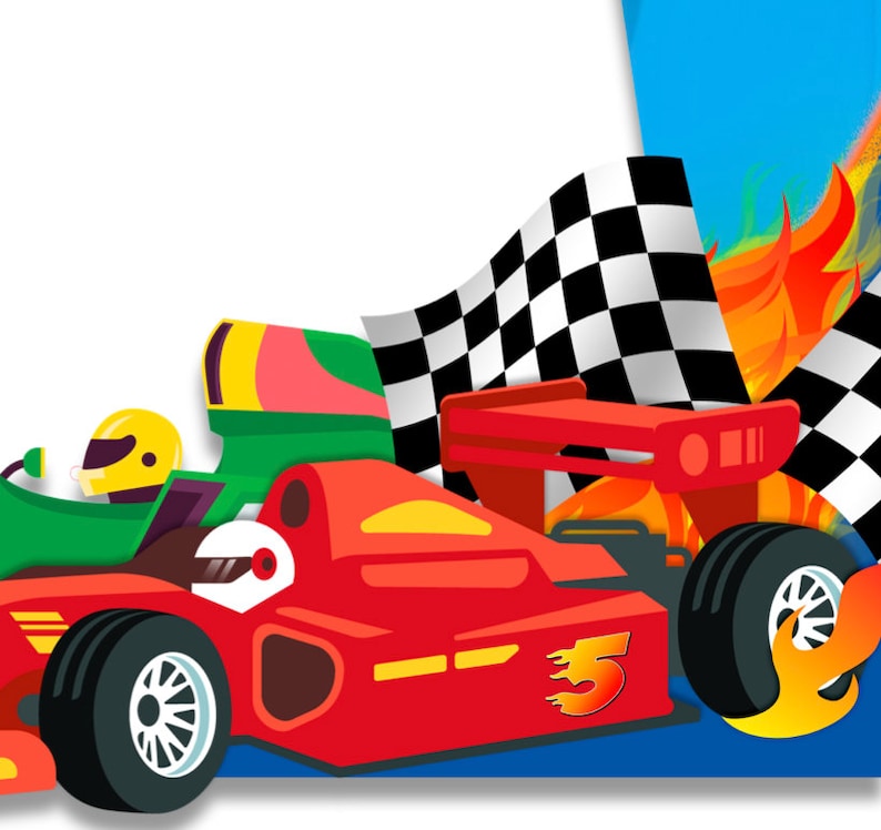 Race Car Photo Booth Frame Racing Birthday Photo Booth Prop | Etsy