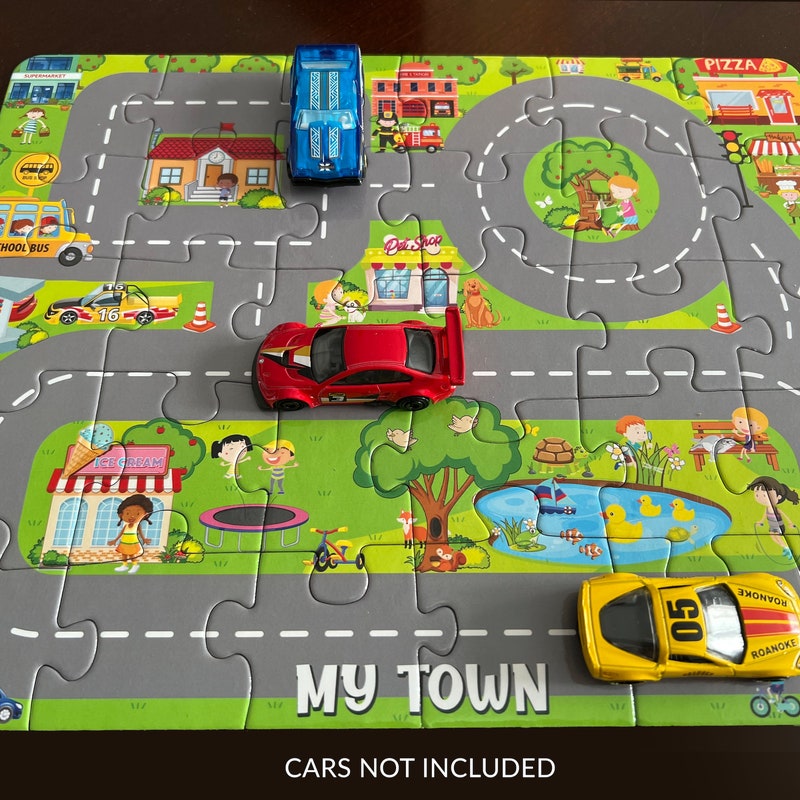Personalized Town Puzzle - Etsy