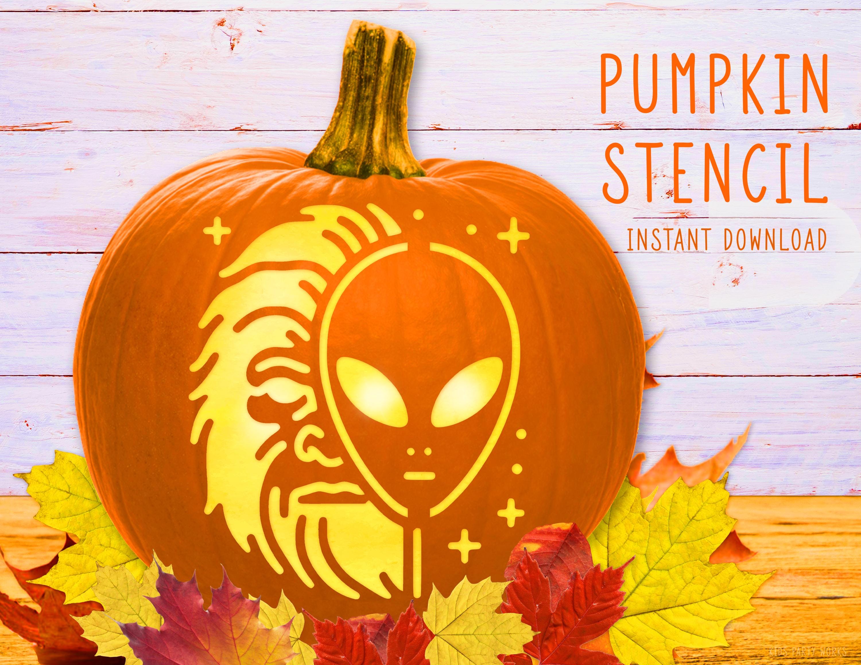 Astronaut Pumpkin Stencil Free Printable Vehicle Pumpkin Stencils