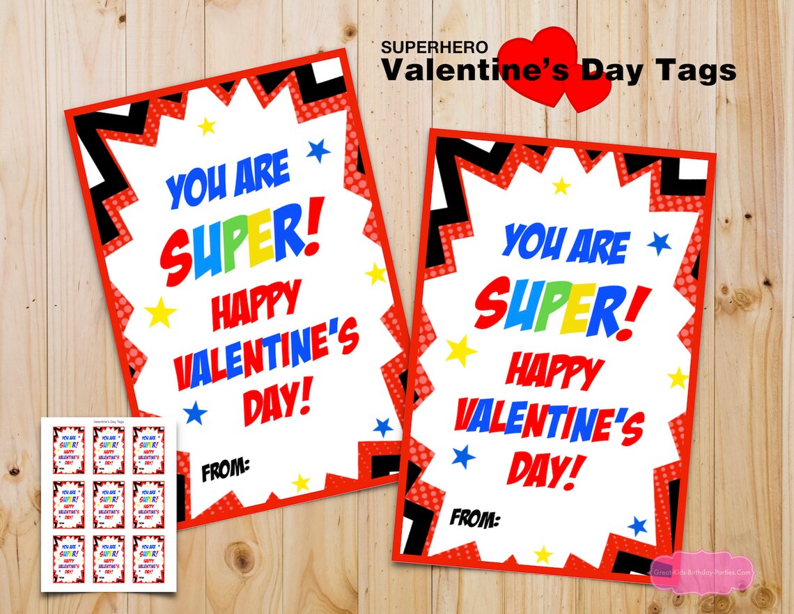 Valentine's Day Tags Valentine's Tags - Etsy