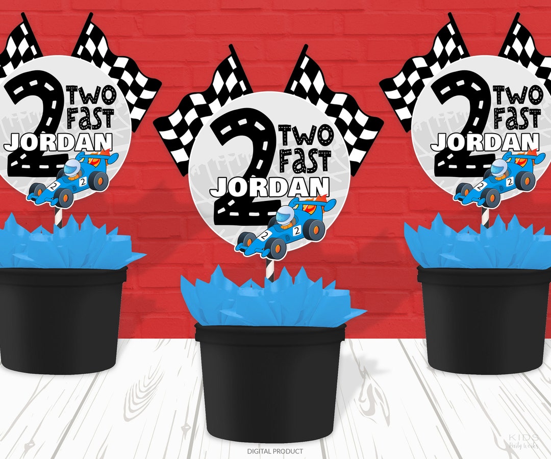 Two Fast Birthday | Second Birthday | Race Car Birthday | 2nd Birthday ...