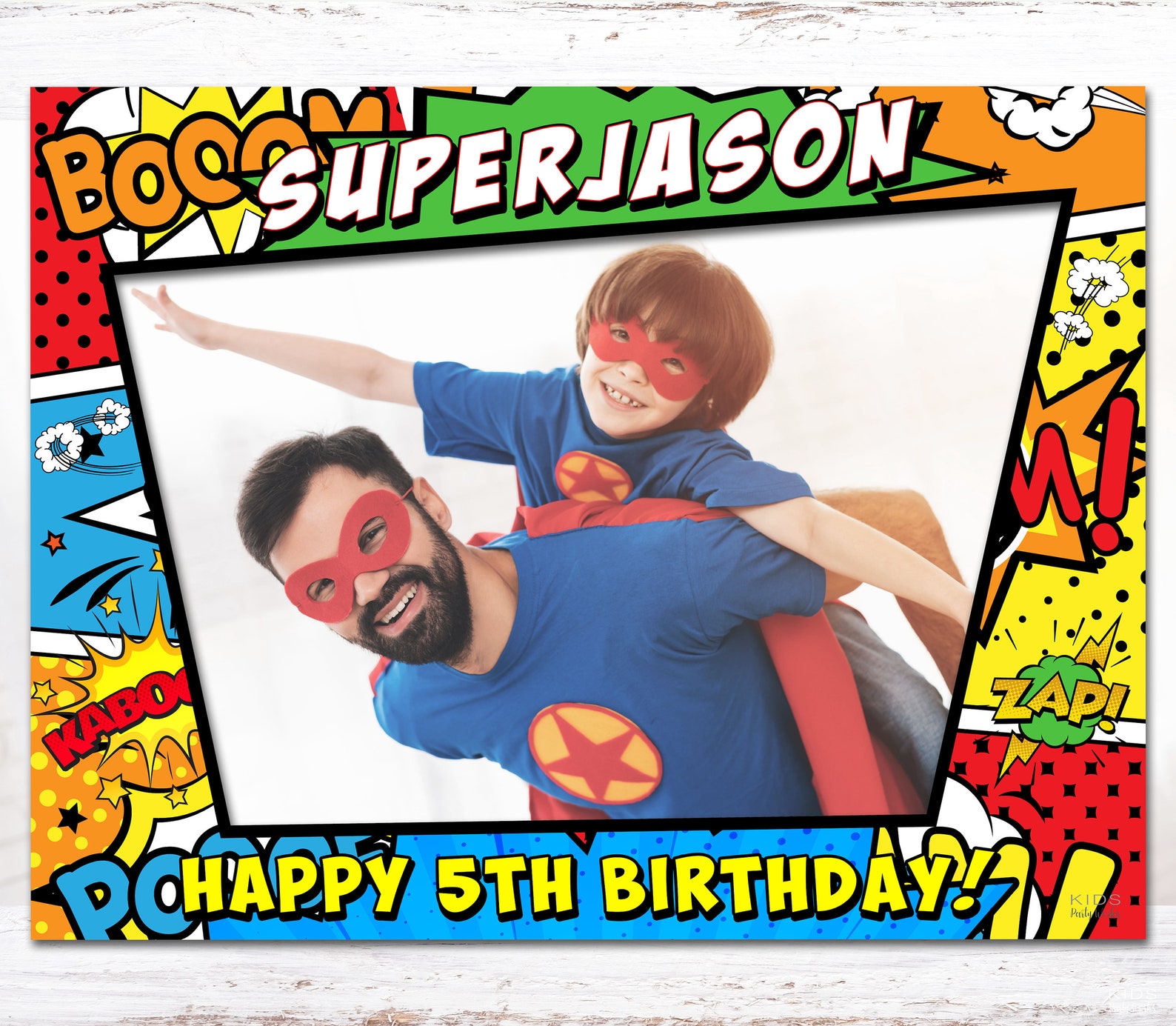 Superhero Photo Booth Frame Superhero Custom Sign Superhero | Etsy