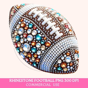 Football PNG, Faux Rhinestone Football PNG, Faux Rhinestone Shirt Png ...