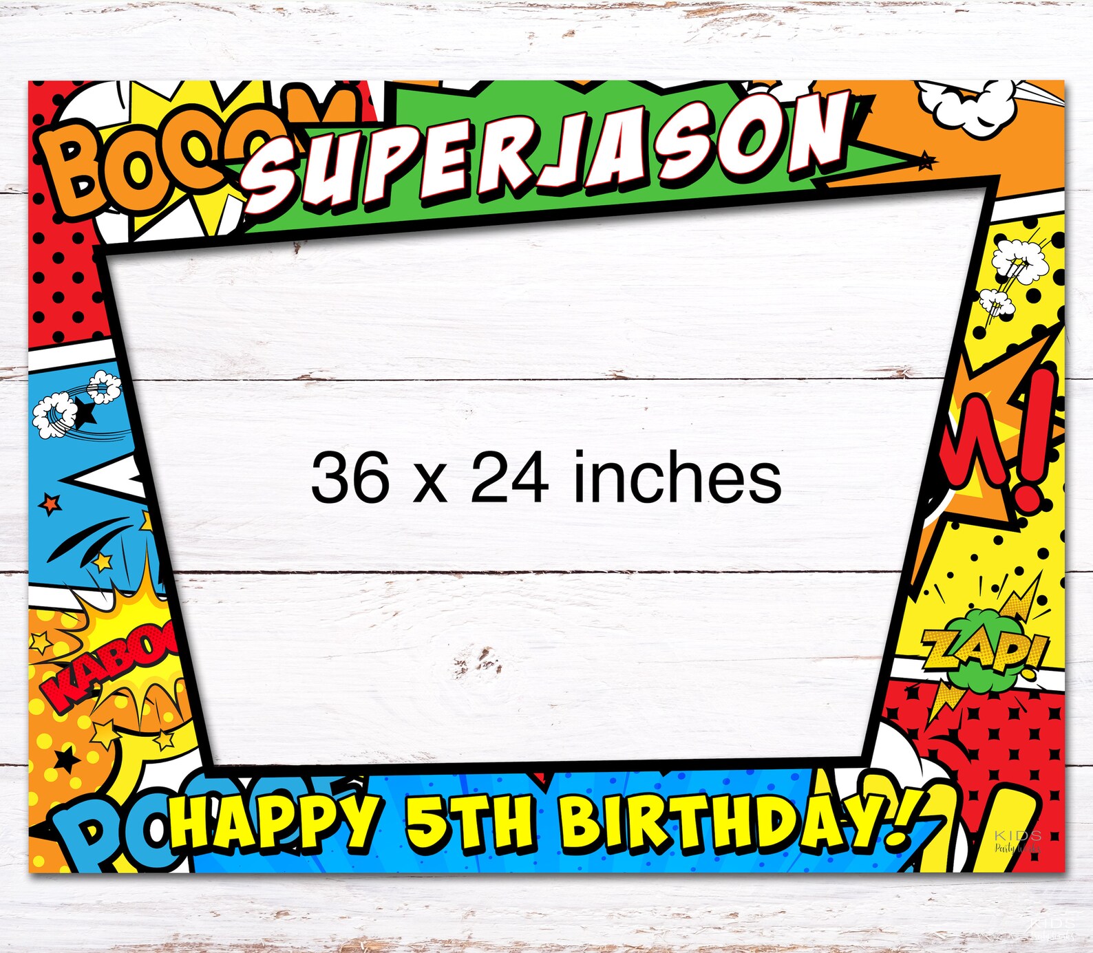 Superhero Photo Booth Frame Superhero Custom Sign Superhero | Etsy