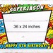 Superhero Photo Booth Frame, Superhero Custom Sign, Superhero, Party ...