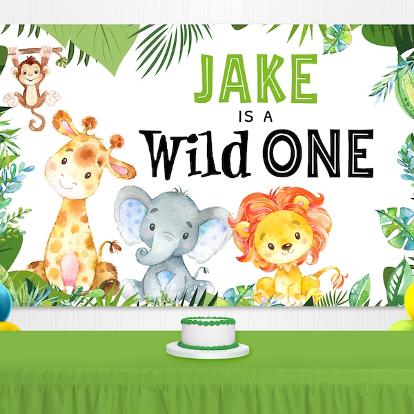 Wild One Backdrop - Etsy