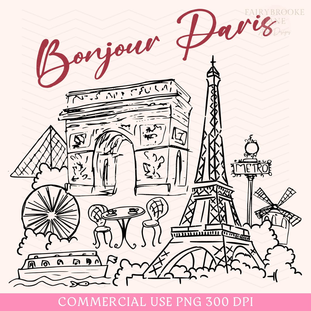 Paris PNG, Eiffel Tower Png, Paris Clip Art, France Clipart, Summer ...