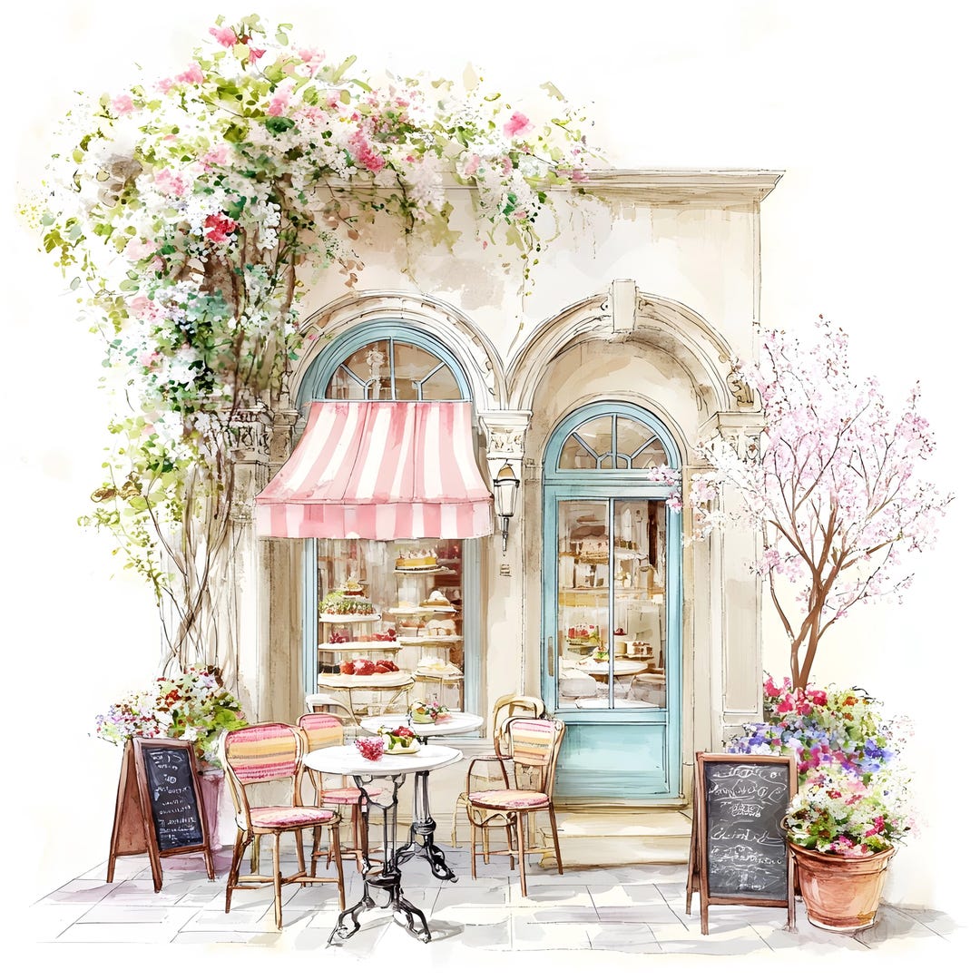 Paris Cafe Clipart 26 French Café Clipart Parisian Cafes Paris Travel ...