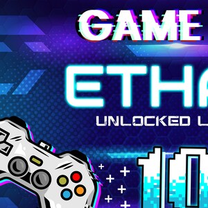 Video Game Backdrop, Gamer Birthday, Gaming Sign, Gamer Party Backdrop ...