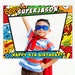 Superhero Photo Booth Frame, Superhero Custom Sign, Superhero, Party ...