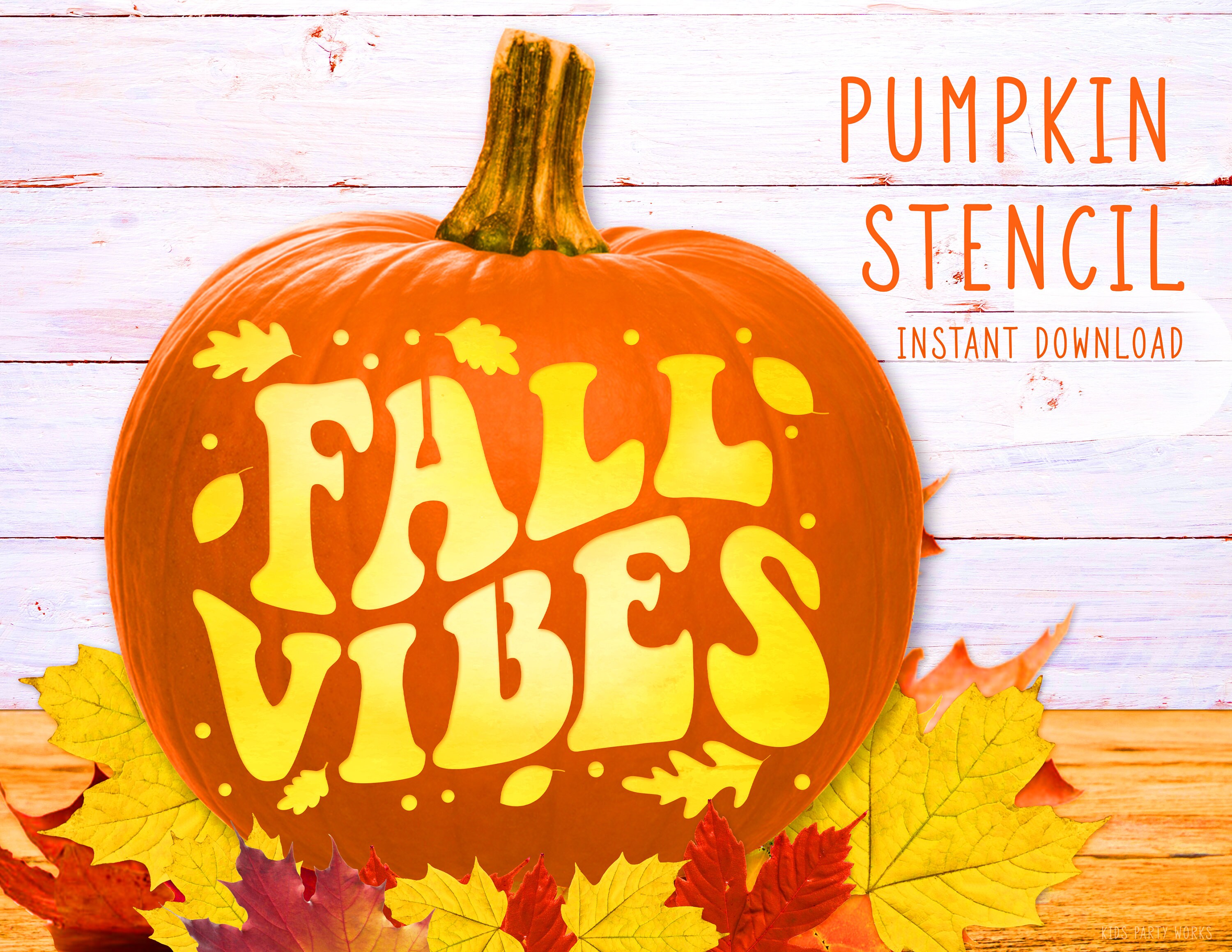 Fall Pumpkin Template Thanksgiving Aesthetic Fall Pumpkin Pattern