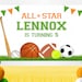 All Star Backdrop, Printable Sports Backdrop, Football Basketball ...