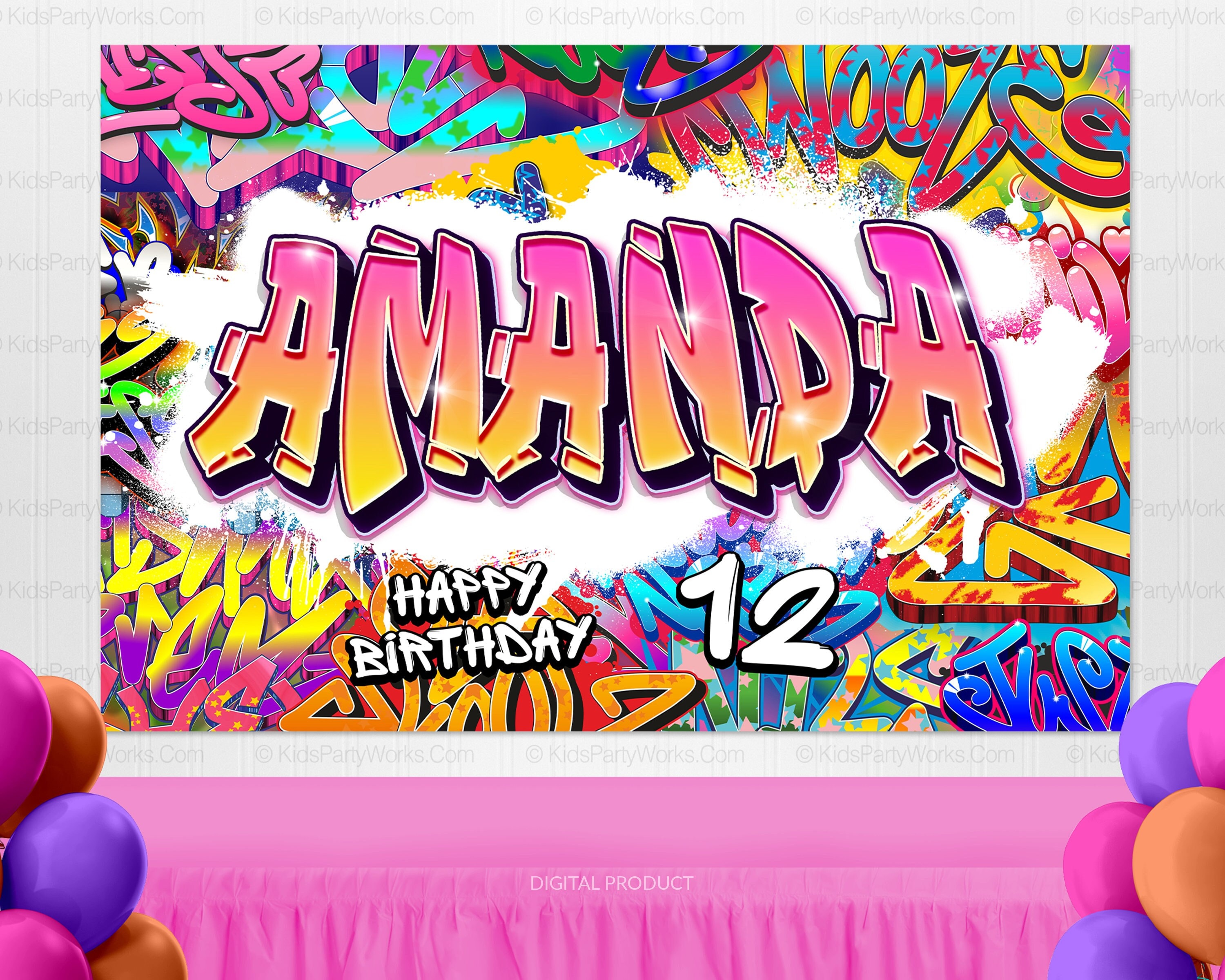 Amanda In Graffiti Letters
