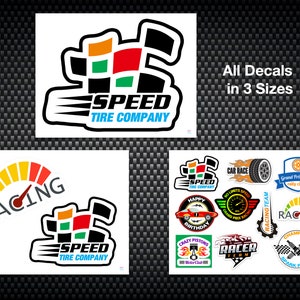 Racing Decals, Race Car Stickers, Race Car Party, Racing Birthday Signs ...