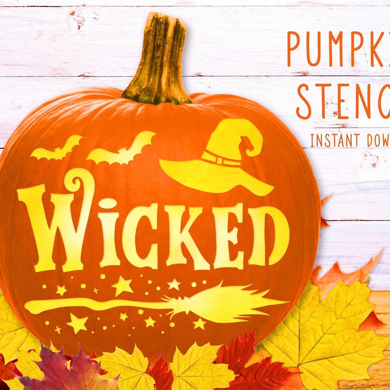 Wicked Painting Stencil - Etsy