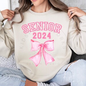 Coquette, Senior 2024 PNG, Pink Bow Png, Class of 2024 Png, Graduation ...