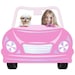 Car Photo Booth Prop, Drive-in Movie Prop, Kids Pink Retro Convertible ...