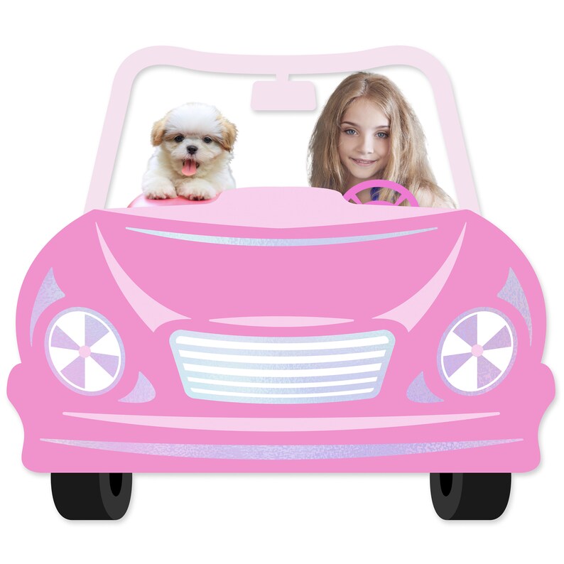 Car Photo Booth Prop Drive-in Movie Prop Kids Pink Retro - Etsy