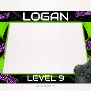 Gamer Photo Booth Frame, Gamer Birthday, Gamer Photo Prop, Video Game ...