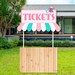 Retro Drive-in Ticket Booth Sign Drive in Sign Movie Night - Etsy