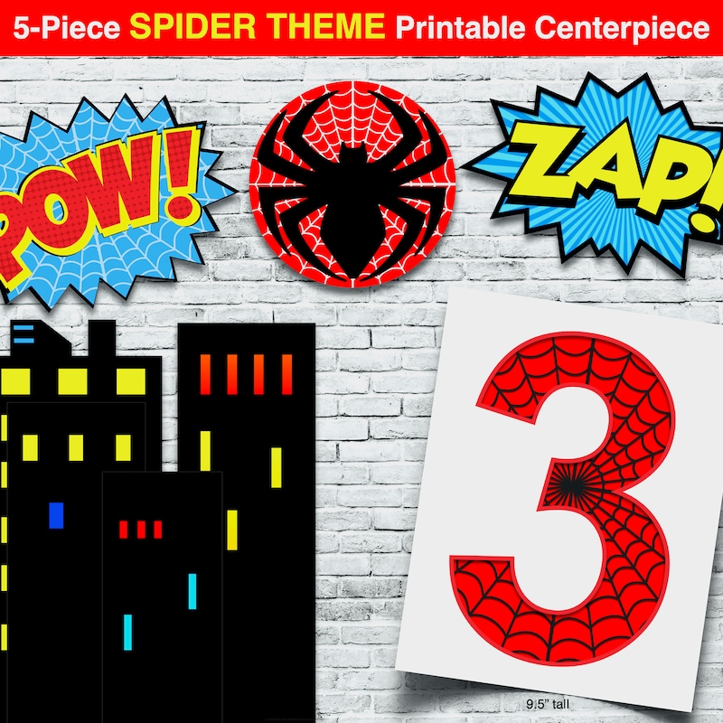 Spider Man Number 3 Svg - Etsy