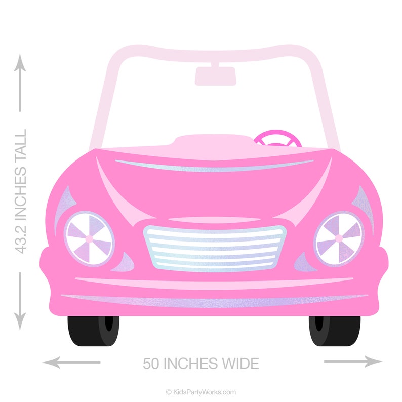 Car Photo Booth Prop Drive-in Movie Prop Kids Pink Retro - Etsy